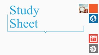 Study Sheet at emaze Presentation