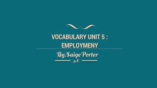 saige porter vocab employment at emaze Presentation