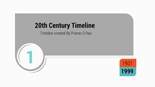 20th Century Timeline at emaze Presentation