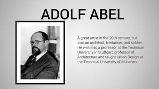 Adolf Abel at emaze Presentation