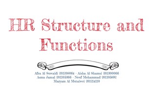 HR Structure and Functions at emaze Presentation