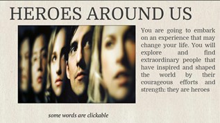 Heroes around us at emaze Presentation