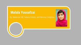 Malala at emaze Presentation