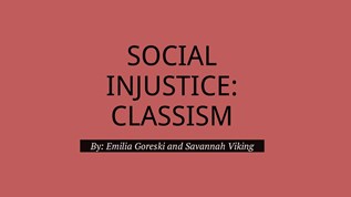 Classism at emaze Presentation