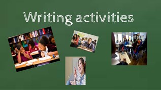 Writing activities at emaze Presentation