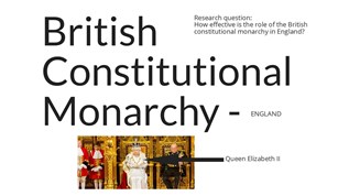 British Constitutional Monarchy at emaze Presentation