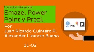 Características de Emaze, Power Point y Prezi. at emaze Presentation