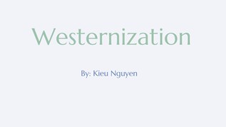 Westernization at emaze Presentation