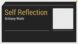 Self Reflection at emaze Presentation