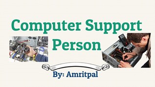 Computer Support Person at emaze Presentation