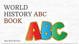 World History ABC Book at emaze Presentation