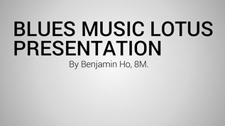 Blues music presentation at emaze Presentation