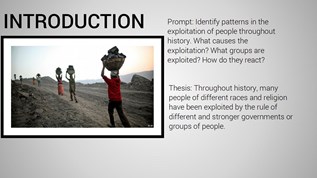 Exploitation of People at emaze Presentation