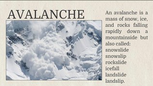 avalanche at emaze Presentation