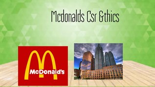 mcdonalds csr at emaze Presentation