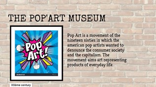 the pop'art at emaze Presentation