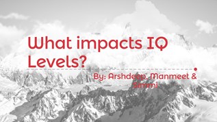 What impacts IQ on emaze