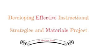 Beno_Effective_Instructional_Strategies_and_Material_Project at emaze Presentation