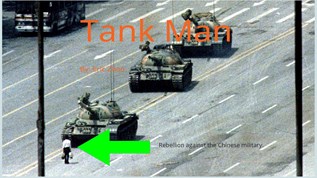 Tank Man at emaze Presentation