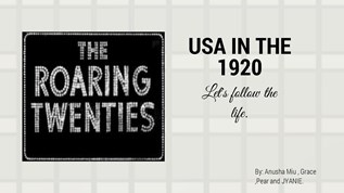 The roaring 20s at emaze Presentation