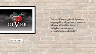 Figurative Language in the Giver at emaze Presentation
