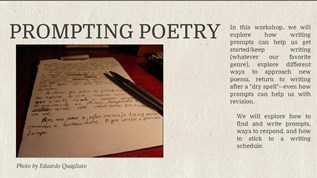 Prompting Poetry at emaze Presentation