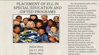 Placement of ELL in Special Education and Gifted Programs at emaze ...