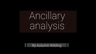 Ancillary analysis at emaze Presentation