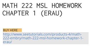 MATH 222 (ERAU) at emaze Presentation