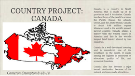 Country Project: Canada at emaze Presentation