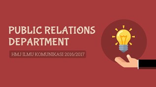 PUBLIC RELATIONS DEPARTMENT at emaze Presentation