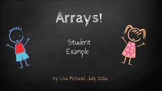 Arrays! Student Example at emaze Presentation