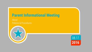 Parent Info Meeting at emaze Presentation