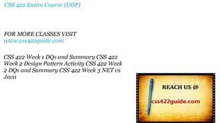 CSS 422 GUIDE Real Success css422guide.com at emaze Presentation