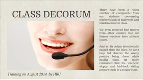 GET Phone Class Decorum at emaze Presentation