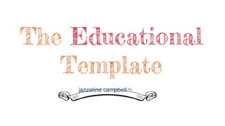 The educational template at emaze Presentation