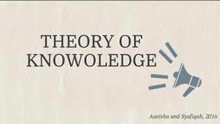 Theory of Knowledge at emaze Presentation