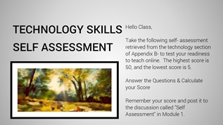 Technology Skills Self Assessment at emaze Presentation