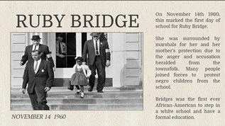 RUBY BRIDGES ANNE RUSERA at emaze Presentation