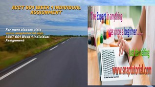 ACCT 601 Apprentice tutorssnaptutorial at emaze Presentation