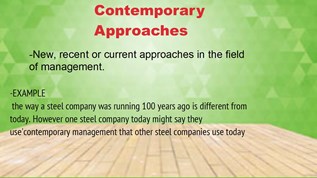 CONTEMPORARY APPROACHES at emaze Presentation