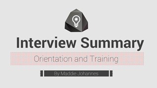 Interview Summary at emaze Presentation