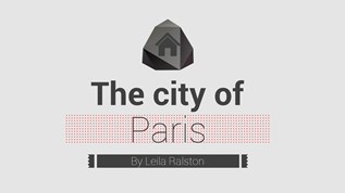 The city of Paris PIP at emaze Presentation