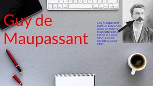 Guy Maupassant at emaze Presentation