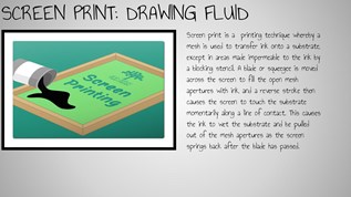 Screen Print: Drawing Fluid at emaze Presentation