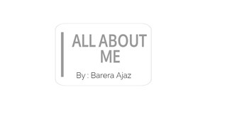 All About Me at emaze Presentation