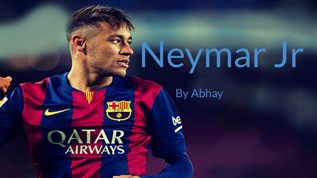 Neymar Jr at emaze Presentation