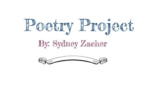 English Poetry Project at emaze Presentation