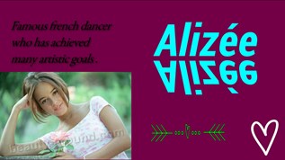 Alizée at emaze Presentation