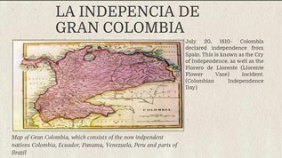 Colombian Timeline at emaze Presentation